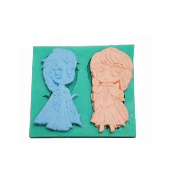 Party Supplies | Frozen Elsa Anna Cake Candy Fondant Mold | Poshmark